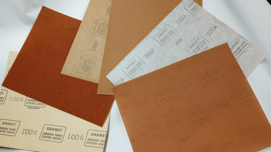 Garnet Sandpaper 5 Sheets – Woodworking Plans & Supply by Armor Crafts