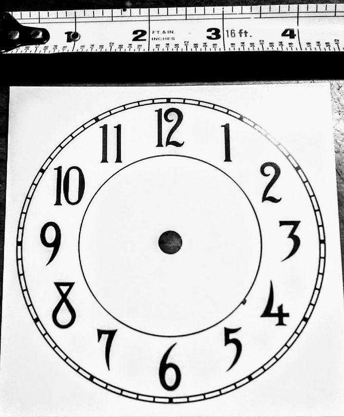 Paper Dial 4-3/8" w 4"ring sku#33003 – Woodworking Plans & Supply by ...
