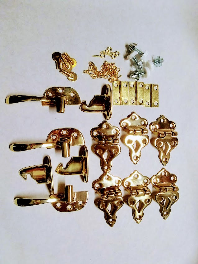 Ice Box Hardware Set sku#61124 – Woodworking Plans & Supply by Armor Crafts