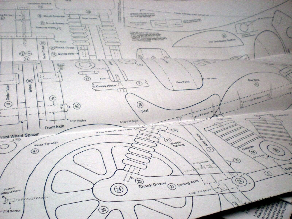 Rocking MotorCycle – Woodworking Plans & Supply by Armor Crafts